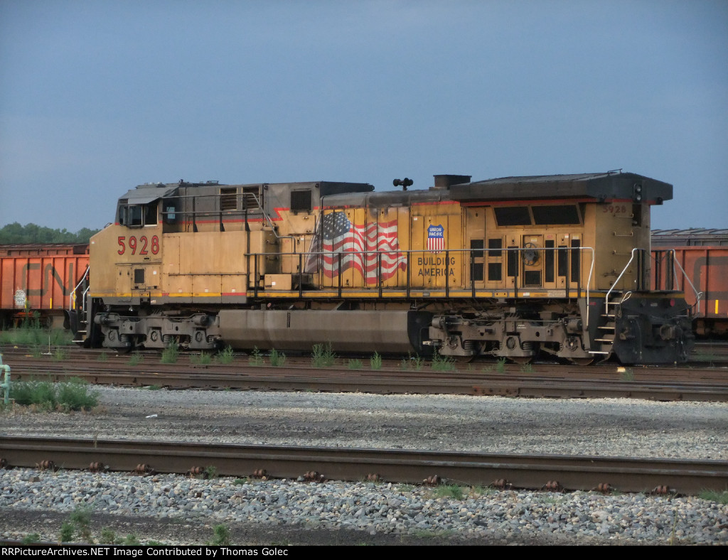 UP 5928 at CN East Joliet Yard